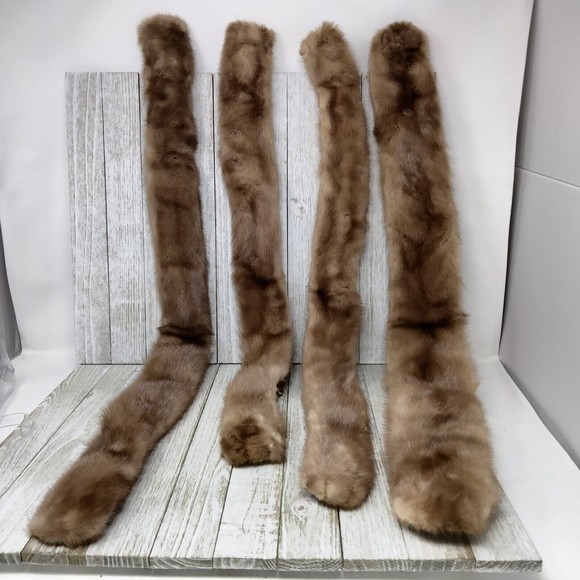 Vintage | Accessories | Vintage Set Of 4 Genuine Real Mink Fur Tails ...